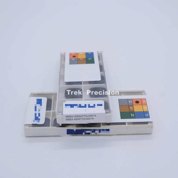 Quality SEEX1203AFTN MD14 Indexable Milling Inserts Carbide Inserts For Steel for sale
