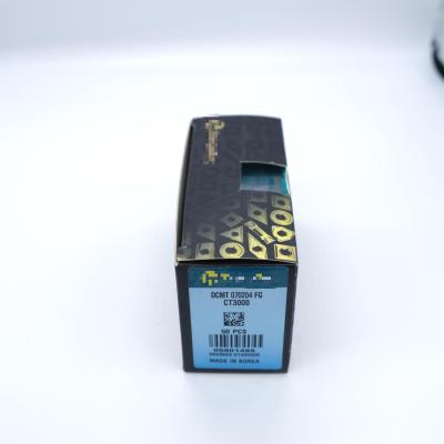China TAEGUTEC DCMT070204FG CT3000 55° Diamond Cermet Insert with FG Chipbreaker for High-Speed Steel Finishing for sale