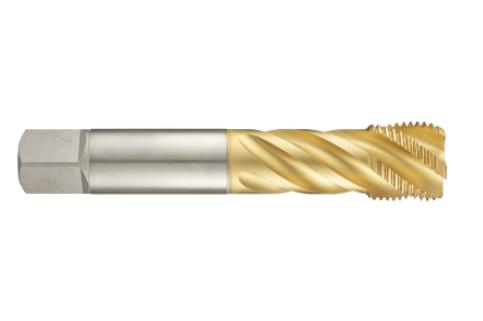 Quality GUHRING 4289 HSS-E Cobalt Tap with 40° Helix and TiN Coating for Blind Hole Threading for sale