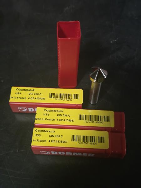 Quality Pramet HSS DIN335C Standard 3 Flute 90° Countersink Drill Bit for Steel Stainless Aluminum Chamfering and Deburring for sale