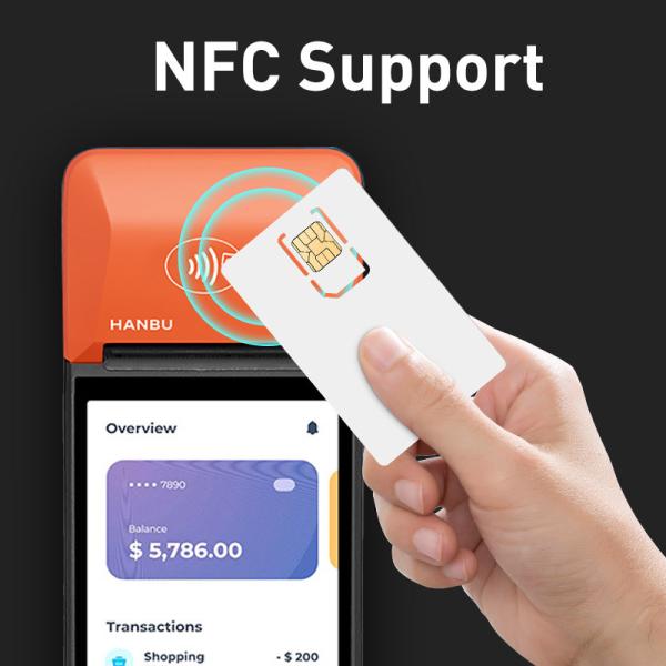 Quality Android 14 Handheld POS Terminal 5.99 Inch Bluetooth POS Machine 3GB Ram 32GB for sale
