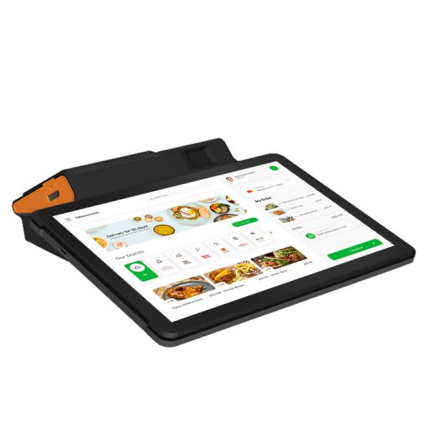 Quality Bluetooth Tablet Restaurant POS Black / White POS System For Android for sale