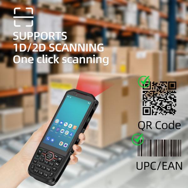 Quality Rugged Data Collector RFID Portable Data Terminal Barcode Scanner IP67 for sale