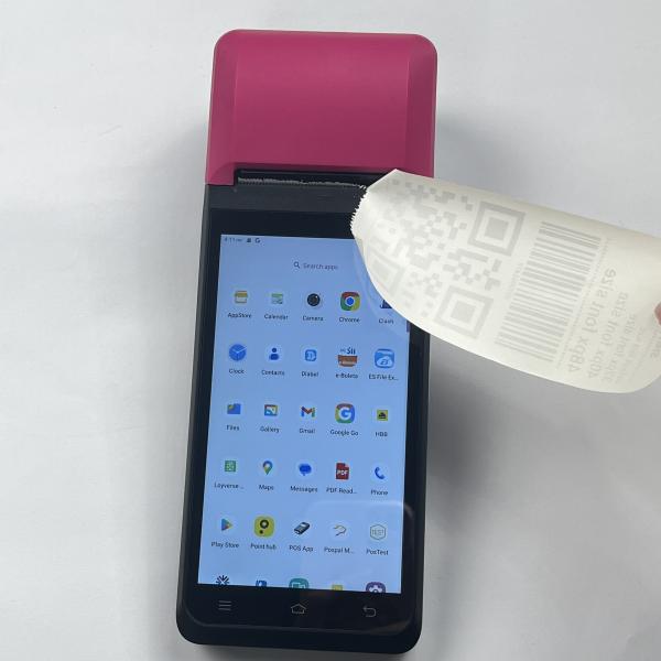 Quality Handheld Mobile POS Android 12 Receipt Machine Portable 70mm/s With Speaker for sale