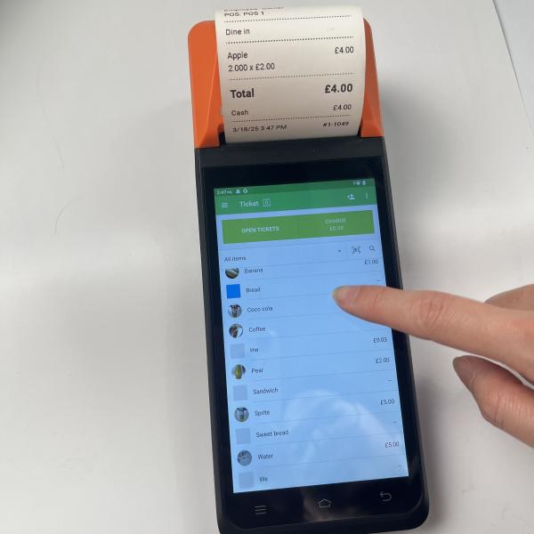 Quality 4G / WiFi / Bluetooth Contactless POS Machine Mobile Touch Screen POS Terminal for sale
