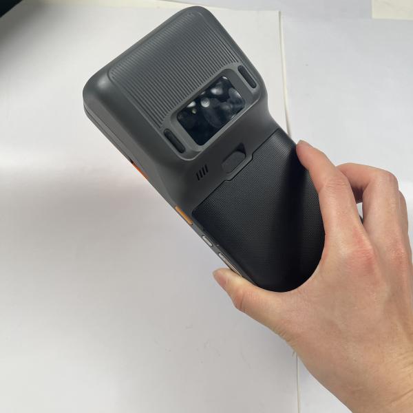 Quality Android 12 Mobile POS Orange Android POS Terminal Speaker Enabled With Type C for sale