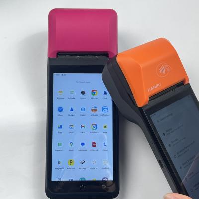 China Android Handheld POS Machine HD Touchscreen POS Terminal 64GB for sale