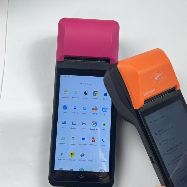 Quality Android 12 / Android 14 POS Terminal Machine 5.99 Inch Mini POS Machine for sale