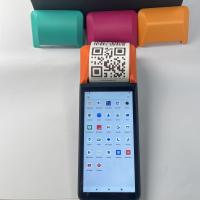 China LCD Screen Handheld POS Printer NFC Android Based POS Device 5.99 Inch for sale