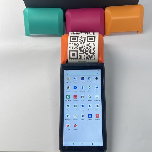 Quality LCD Screen Handheld POS Printer NFC Android Based POS Device 5.99 Inch for sale