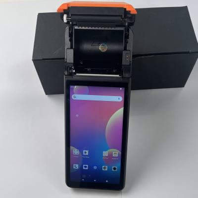 중국 LCD 화면 휴대용 POS 프린터 NFC 안드로이드 기반 POS 장치 5.99 인치 판매용