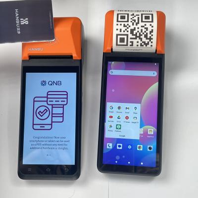 China Touchscreen POS Wireless Terminal Handheld Mobile POS System For Android for sale