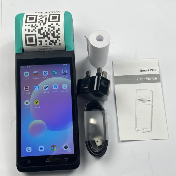 Quality GPS Supported Mobile POS 70mm/S Portable POS Machine With Printer for sale