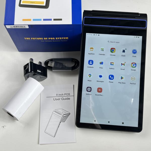 Quality 3GB Ram Fingerprint POS Machine FBI Certified / STQC Certified POS Terminal With for sale