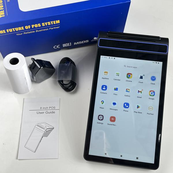Quality 8 Inch Biometric POS Machine 3GB Ram POS With Thermal Printer for sale