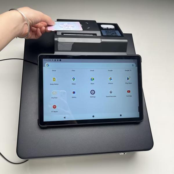 Quality LCD Touch Screen POS System 6400mAh Battery POS Terminal System 11 Inch for sale