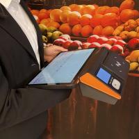 China 11 Inch Android Tablet POS with 4 Core RK3562 2.0GHz Processor and 80mm Printer for sale