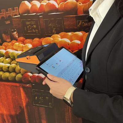 중국 한부 HB-P11 프로 프로포스 터미널 안드로이드 13.0 + 4-코어 RK3562 듀얼 밴드 와이파이 + 멀티 인터페이스 확장 12V 빠른 충전 대형 슈퍼마켓 및 외식품의 첫 번째 선택 판매용