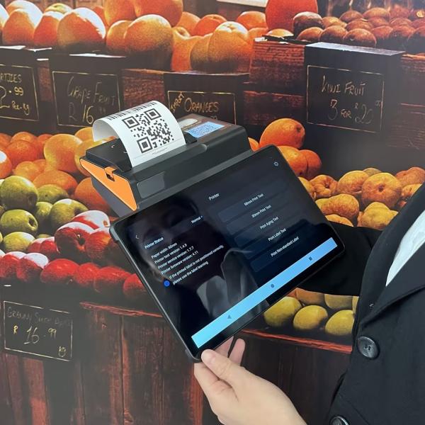 Quality Handheld All In One POS Terminal Android 13 NFC Reader POS 11 Inch for sale