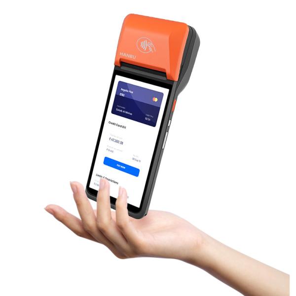 Quality Ten Point Touch POS System 3GB Ram / 4GB Ram Android Smart POS Terminal for sale