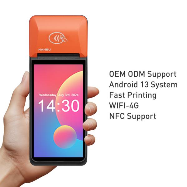 Quality 4G LTE Wireless Payment Device 32GB Storage / 64GB Storage Android POS With Payment for sale