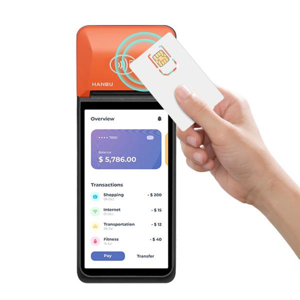 Quality Ten Point Touch POS System 3GB Ram / 4GB Ram Android Smart POS Terminal for sale