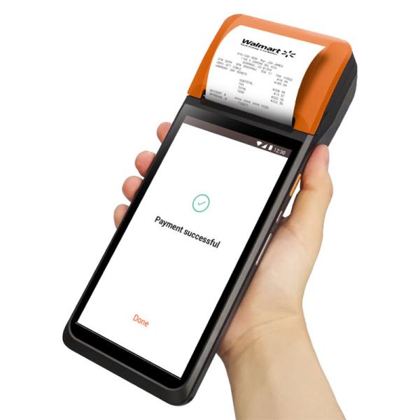 Quality Touch Screen Android POS Terminals 6 Inch POS Machine For Billing for sale