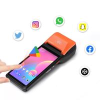Quality 6 Inch POS System Android Hotel Android Mobile POS NFC Supported With 58mm for sale