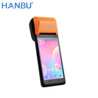 China SC9863 Processor Mobile POS Orange POS Machine With Printer for sale