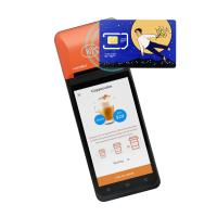 China Customized Handheld POS System 16GB 32GB 64GB Android POS with Voice Call 5.5 Inch 6400mAh for sale