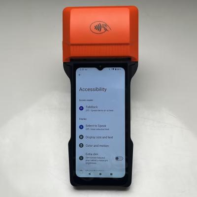 China 32GB Handheld Point Of Sale System 2.4G Wifi / 5G Wifi Wireless Smart POS For Retail Kiosk for sale
