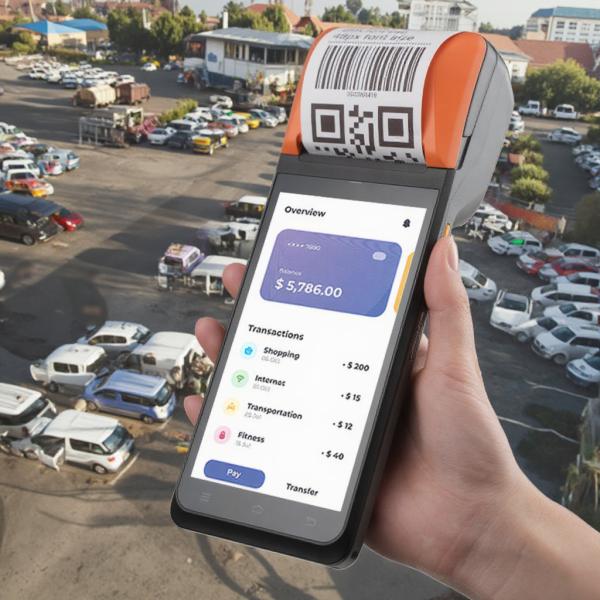 Quality Dual Camera Mobile POS Payment 8 Inch Retail Billing Machine With Barcode Scanner for sale