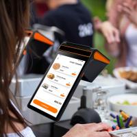 China Customized Intelligent POS Portable Android Handheld Device With Printer for sale