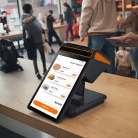 China Customized Intelligent POS Portable Android Handheld Device With Printer for sale