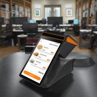 China Android 12 13 Handheld POS Terminal 8 inch with 6400mAh Battery Voice Call for sale