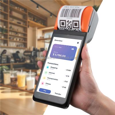 China Hanbu Handheld POS Terminal with 6400mAh Battery and 5.5 Inch IPS Display for sale