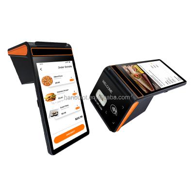 중국 한부 휴대용 POS 터미널 8인치 안드로이드 12 4GB RAM 64GB SSD 판매용