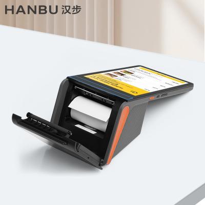 中国 Hanbu 8インチAndroid POSターミナル、58mmプリンター、6400mAhバッテリー搭載 販売のため