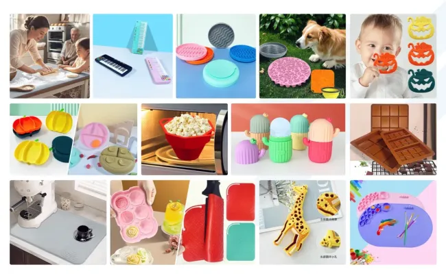Silicone Ice Cube Tray Easy Release Silicone and Flexible Ice Trays