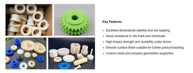PA12 CNC prototype part demonstrating complex geometry