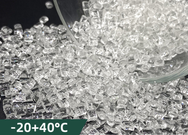 PET sauce cup material close-up