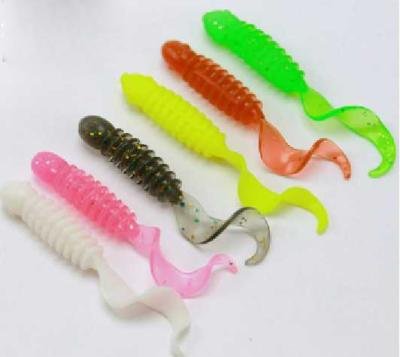 Cina TPE Paddle Tail Shad Bait for Bass Fishing Soft Plastic Swimbaits in vendita