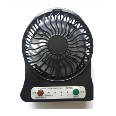 Китай Пользовательский литьевой мини-портативный перезаряжаемый USB настольный вентилятор продается