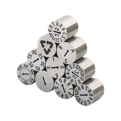 China Custom Plastic Injection Mold Date Stamp Set for sale