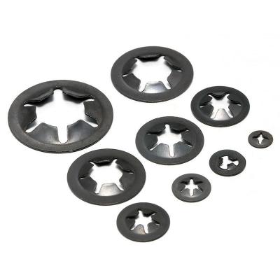 China Spring Steel Starlock Washer | Push-On Shaft Retaining Washer with Internal Teeth for sale