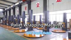 Fully Automatic Pallet Wrapping Machine Industrial Warehouse Stretch Film Wrapper