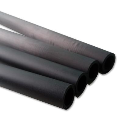 Cina Nero UD Diretto Matte Tacos a bassa deflessione tubo coniato in fibra di carbonio per Snooker Cue in vendita