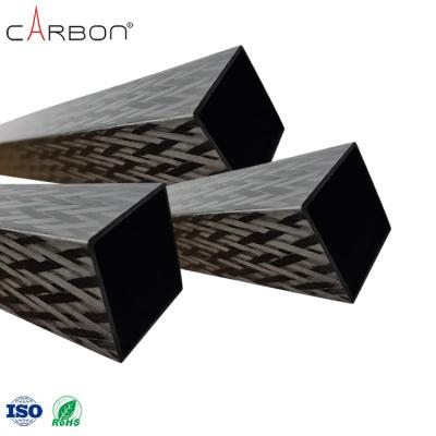 Cina OEM/ODM tubo telescopico in fibra di carbonio da 120 mm con disegno a trazione e a trazione intrecciata in vendita