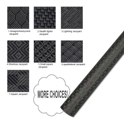 Cina 66% Contenuto tubo in fibra di carbonio con tessitura a maglia tubi esagonali Ampia applicazione in vendita