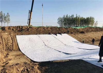 China Short Fiber And Long Fiber Non Woven Polyester Geotextile For Road Reinforced for sale